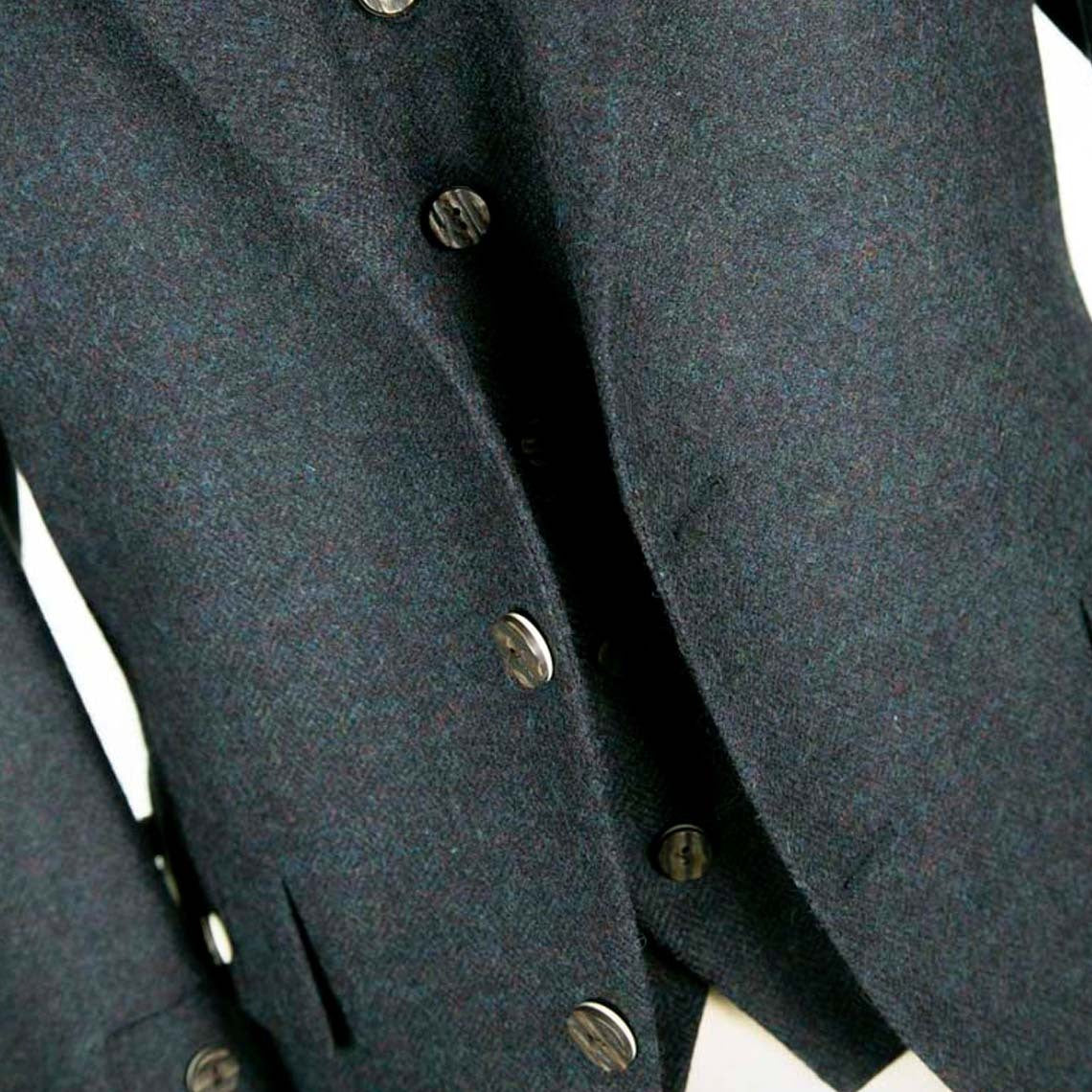 Ocean Blue Tweed Braemar Jacket & Waistcoat | Shilling & Fitz ...